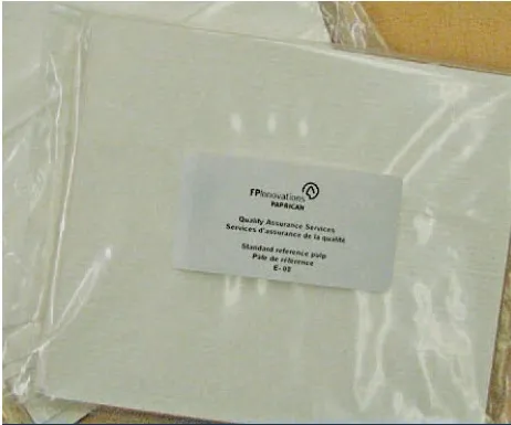 Standard Reference Pulps for PFI Mill